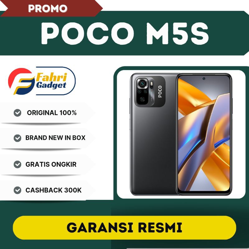 Jual Xiaomi Poco M5S 6/128 GB Poco M5s 4/64 GB New Resmi | Shopee Indonesia