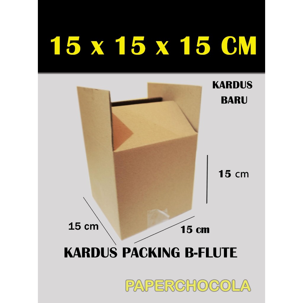 Jual KARDUS PACKING 15X15X15 cm/PACKING ONLINE/BOX KARTON CORUGATED B ...
