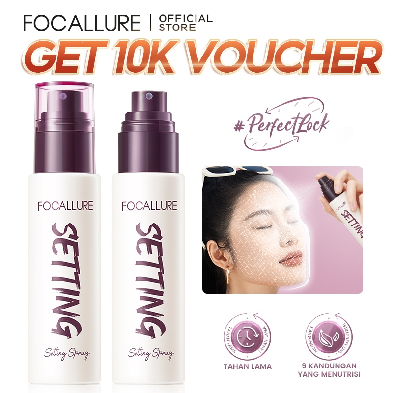 Jual FOCALLURE Setting Spray Makeup Lock Hydrating #PerfectLock ...