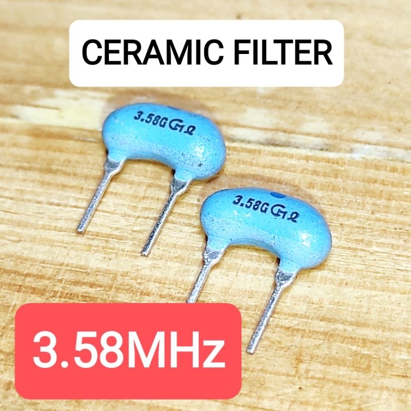 Jual Ceramic Filter 3.58MHz 2 kaki Murata Japan Keramik radio | Shopee ...