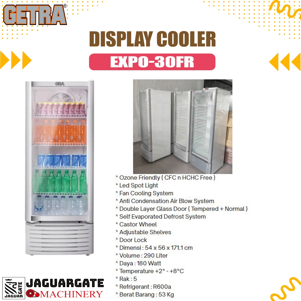 Jual GEA SHOWCASE CHILLER EXPO-30FR / EXPO 30 FR / EXPO30FR | Shopee ...