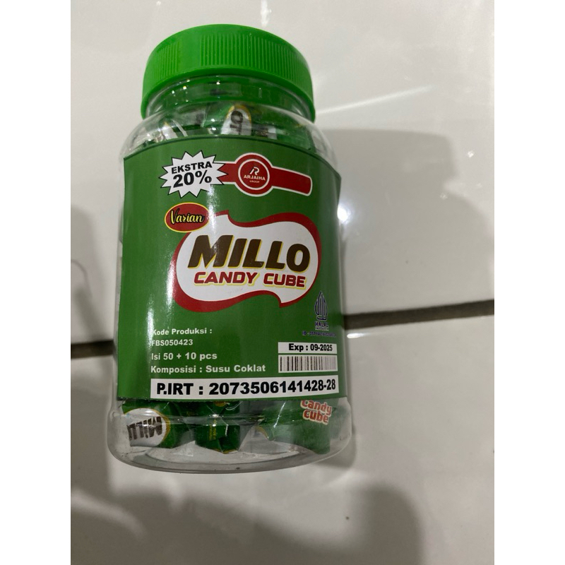 Jual permen milo candy cube isi 60 pcs | Shopee Indonesia