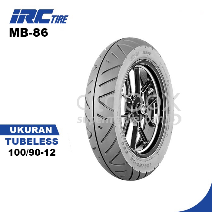 Jual BAN MOTOR IRC MB86 UKURAN 100/90-12 RING 12 TUBELESS BAN SCOOPY | Shopee Indonesia