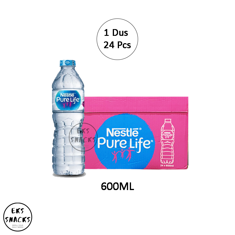 Jual NESTLE PURE LIFE 600ML - NESTLE 600ML [1 Dus 24 Pcs] | Shopee ...