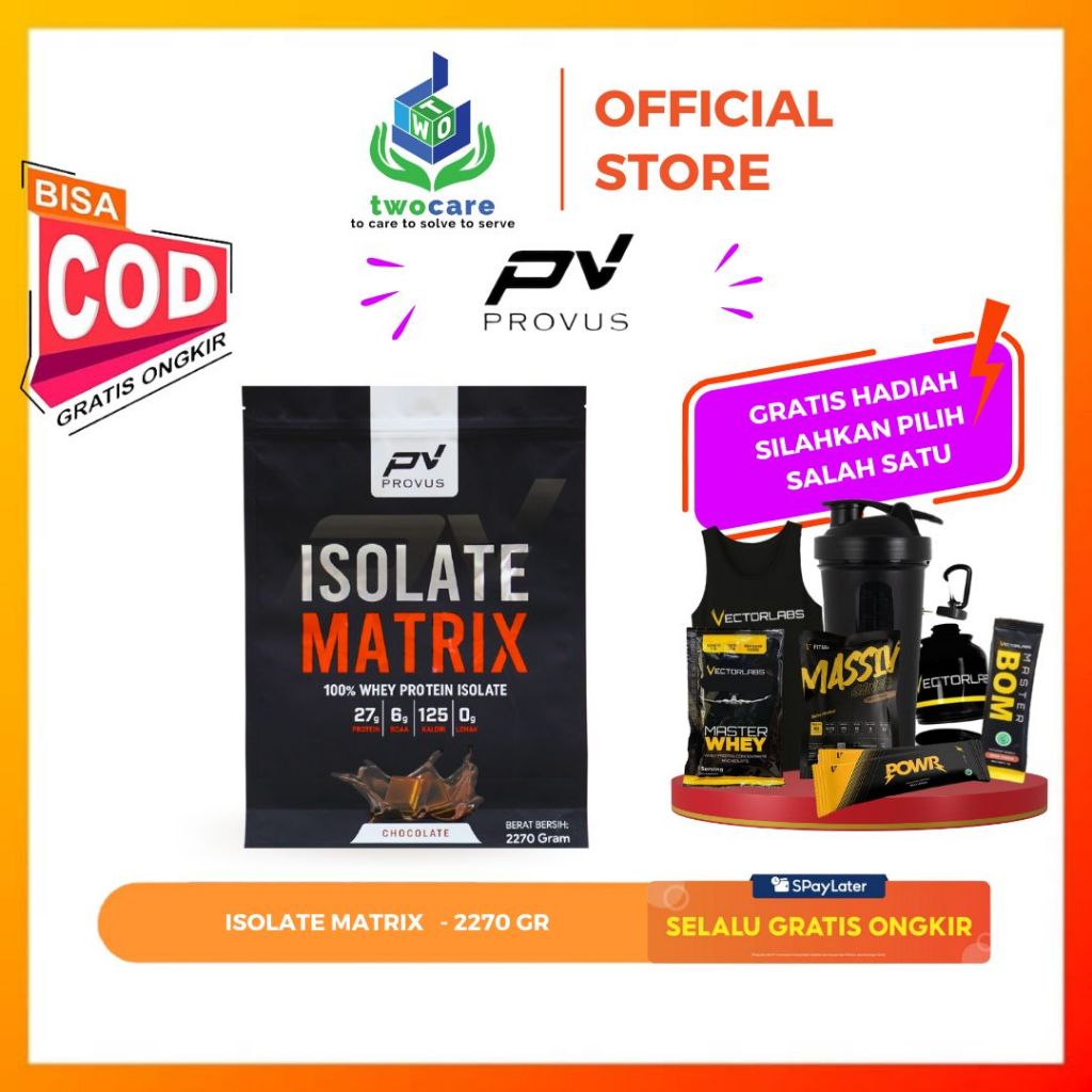 Jual Provus Isolate Matrix 100% Whey Protein Isolate 5 LBS 71 Serving ...