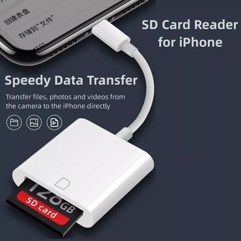 Jual Card Reader for iPhone iPad iPod / iPhone Lightning to USB 3 ...