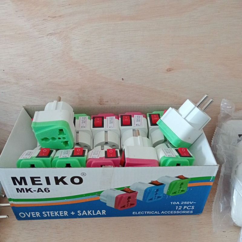 Jual OVER STEKER + SAKLAR MEIKO MK-A6 10A 250 V | Shopee Indonesia