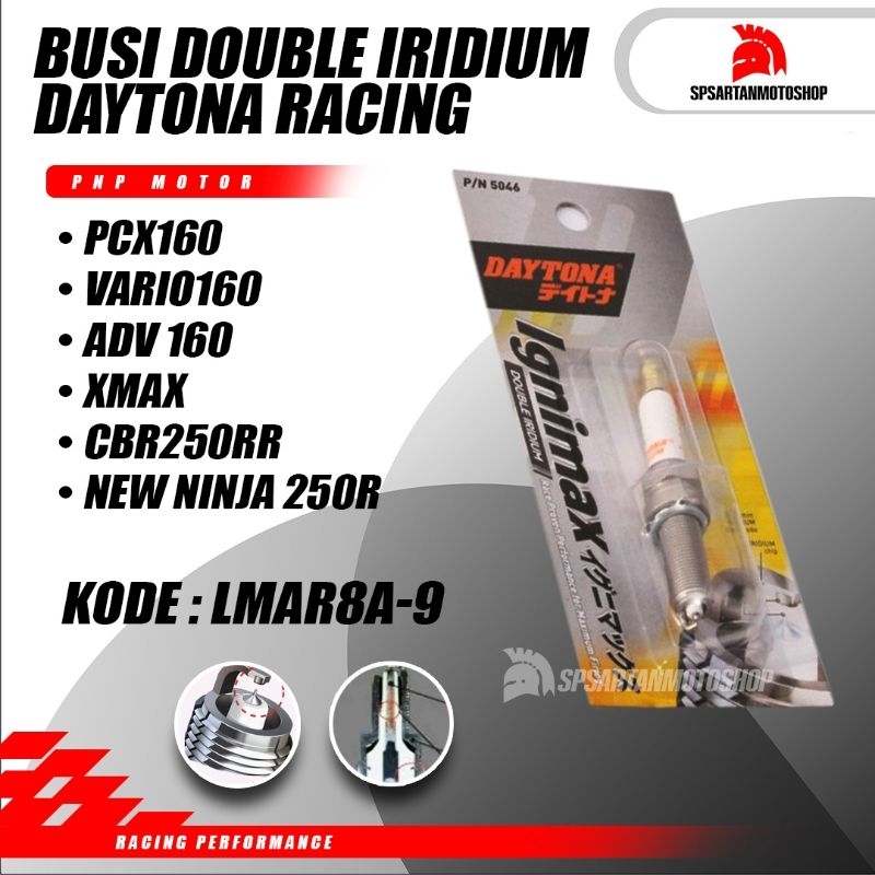 Jual Busi Daytona Vario 160 PCX 160 ADV 160 Stylo Forza CB250RR New Ninja 250 R Double Iridium ...