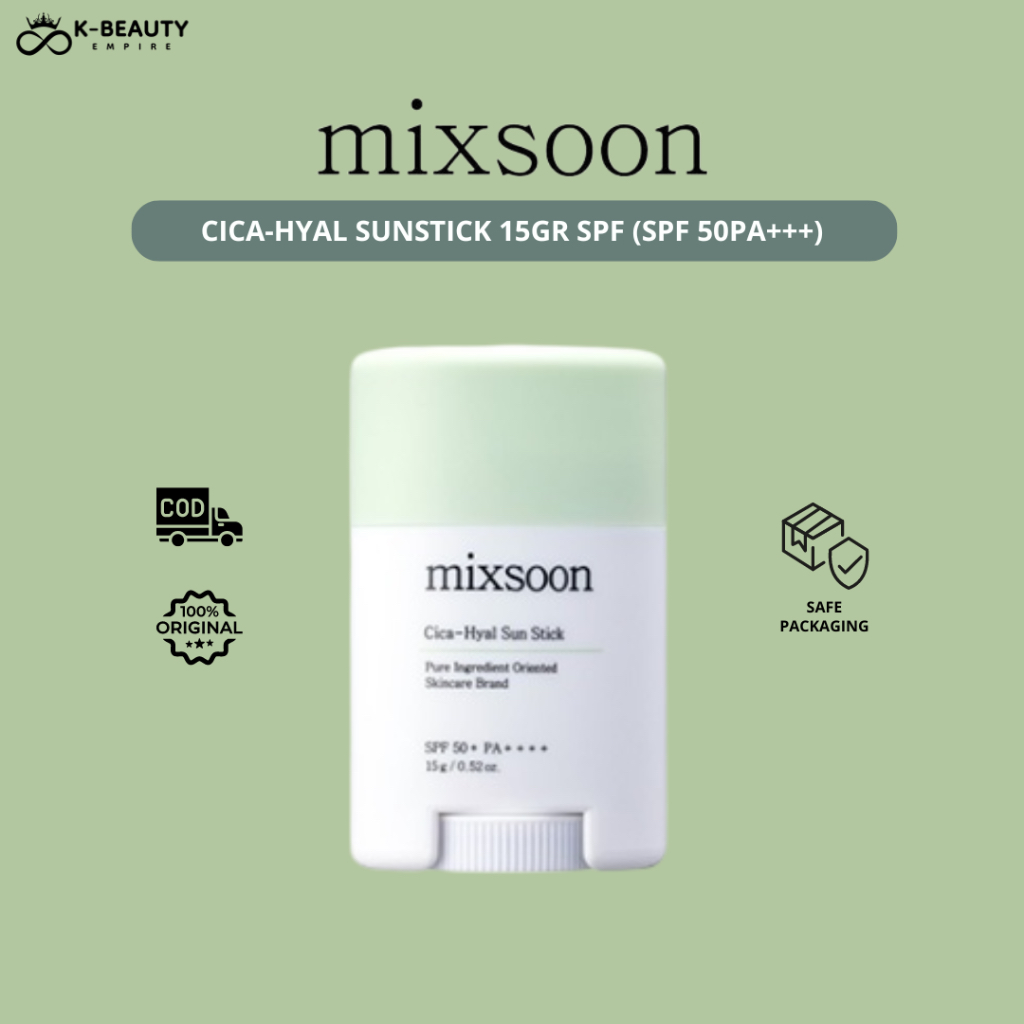 Jual [100% ORI] READY STOK MIXSOON CICA HYAL SUNSTICK SPF 50PA+++ 15GR (SUNSCREEN) | Shopee ...