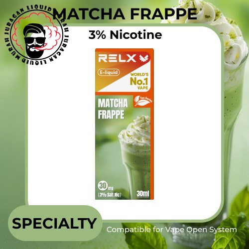 Jual RELX Matcha Frappe Salt Nic 30ml Liquid Relx Saltnic | Shopee ...