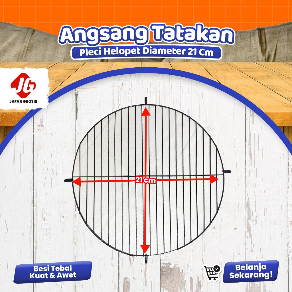 Jual Angsang Kandang Pleci 21 cm tatakan sangkar Burung | Shopee Indonesia