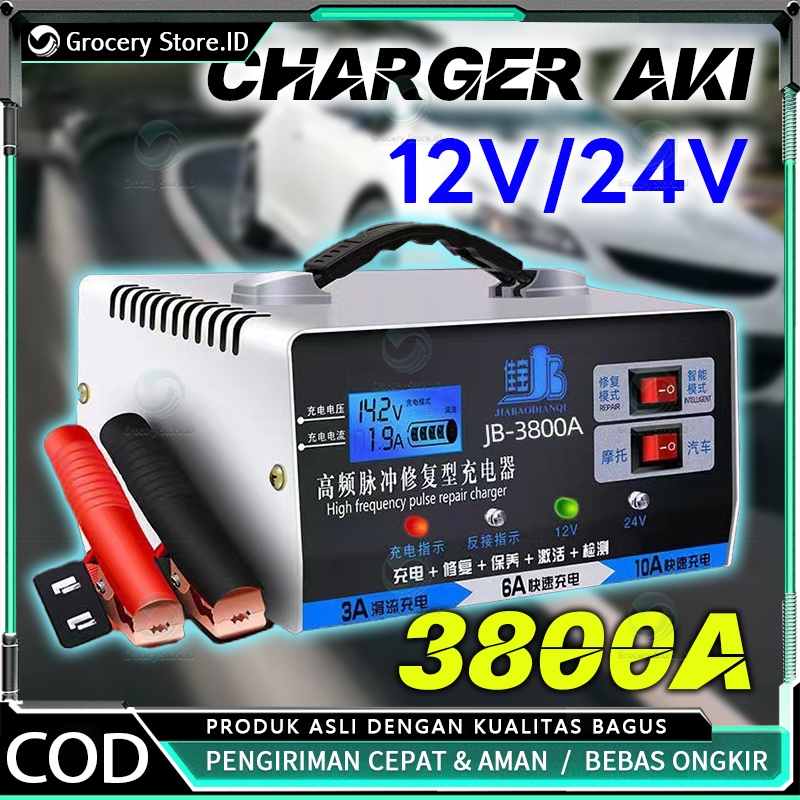Jual ECOSEN Charger Aki Otomatis Smart Intelligent Auto Repair Mobil ...