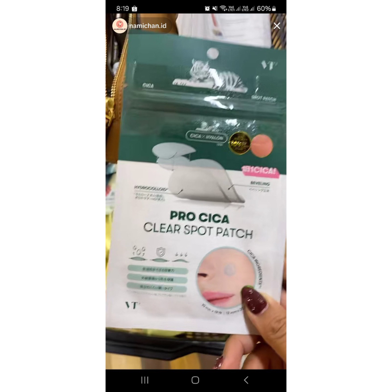 Jual [ PO Japan ] VT Cosmetic Pro Cica Acne Patch Original Jepang ...