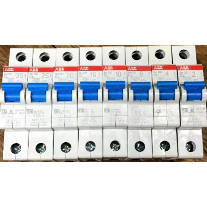 Jual MCB PLN ABB/ORIGINAL/C6/C10/C16/C20/C25/C40/C50/C63/ | Shopee Indonesia