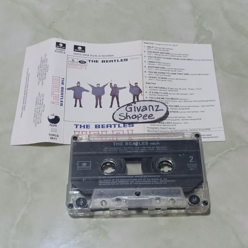 Jual kaset pita THE BEATLES - HELP | Shopee Indonesia