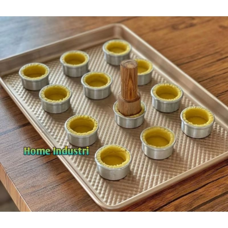 Jual Set tarlet mini press 12 pcs ukuran 4cm / Loyang cheese custard ...