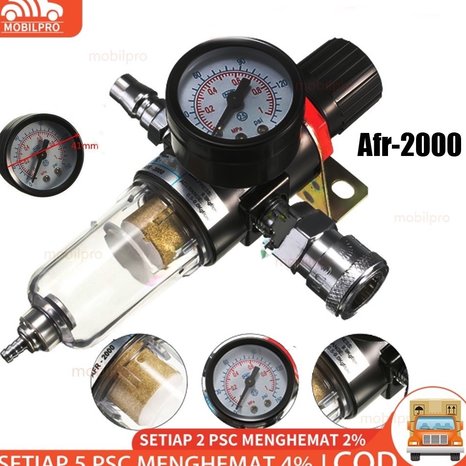 Jual PNP Mollar Single Air Regulator 14 Inch Udara Kompresor AFR2 ...