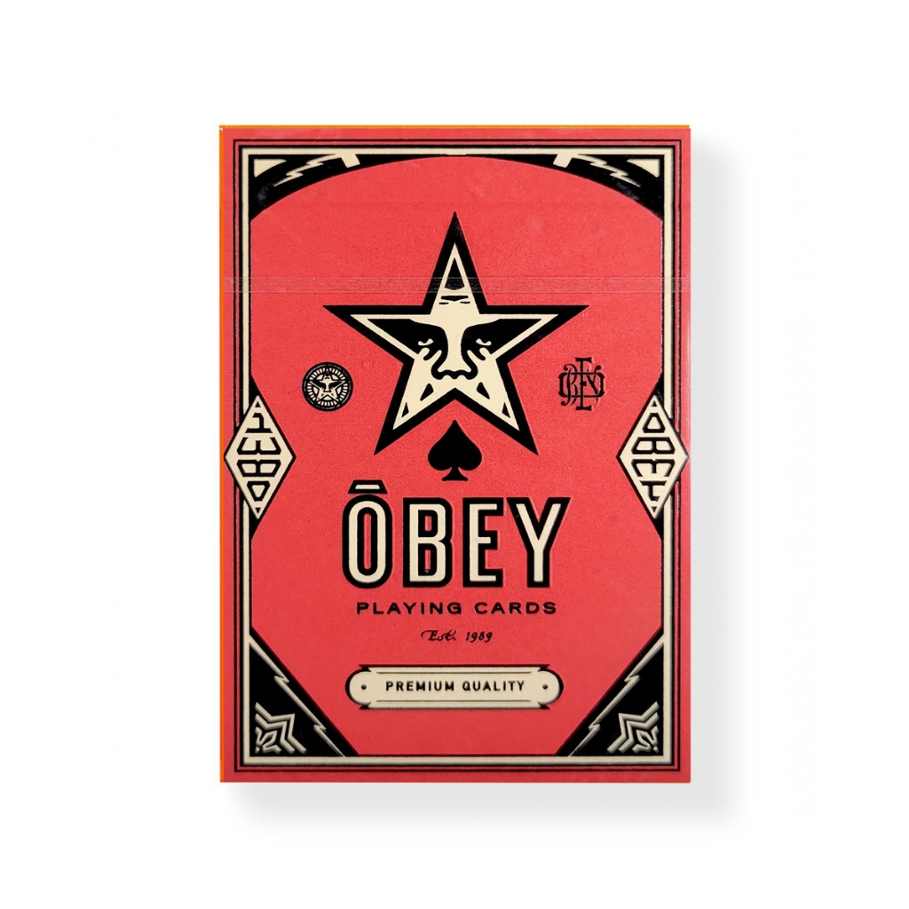 Jual Kartu Remi Import Obey Red Edition by Theory11 (Playing Cards ...