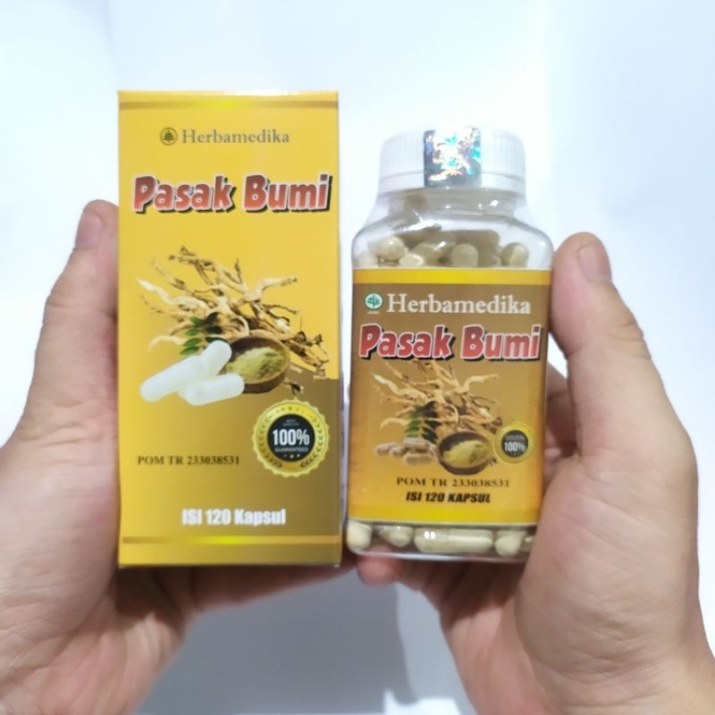 Jual kapsul pasak -bumi herbamedika BPOM (isi 120 kapsul) | Shopee Indonesia