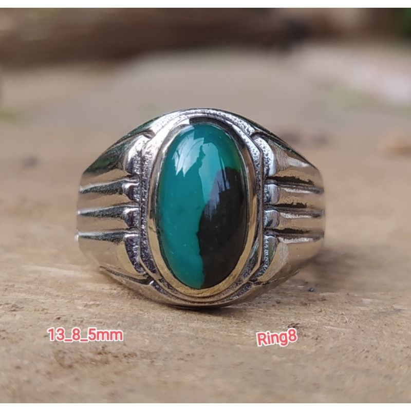 Jual batu akik cincin ijo garut unik cristal material odim berkualitas ...