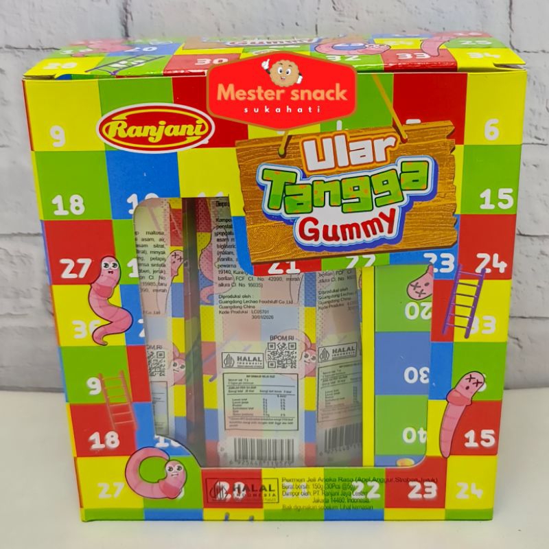 Jual Permen Ranjani Ular Tangga | Permen Gummy | Ranjani | Shopee Indonesia