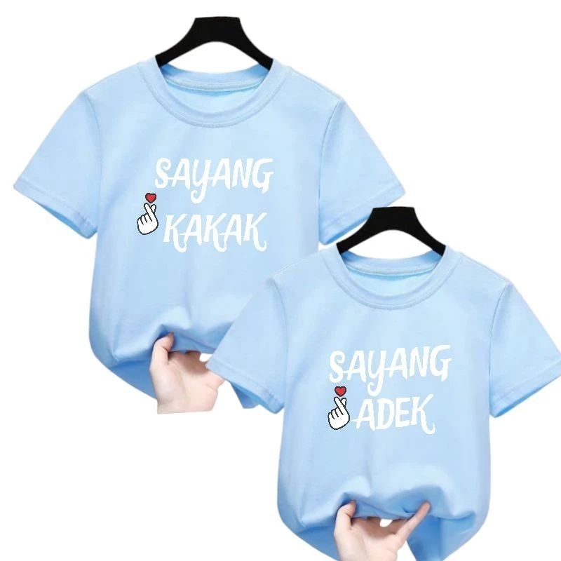 Jual (Harga Satuan) Baju Atasan Anak Laki Laki & Perempuan SAYANG KAKAK ...