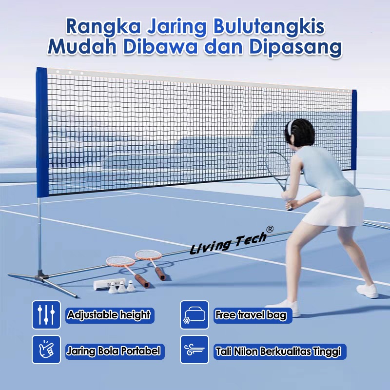 Jual Bulutangkis Portable Badminton Bulutangkis Lining Jaring Net ...
