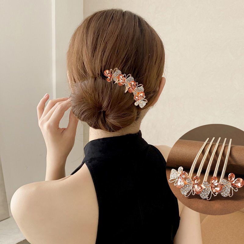 Jual COD⭐Jepit Rambut Kupu kupu Berlian Wanita Korea Perhiasan Dewasa ...