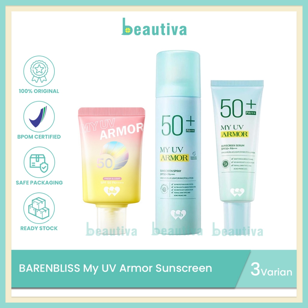 Jual BNB Barenbliss My UV Armor Sunscreen SPF 50+ PA+++ | Shopee Indonesia