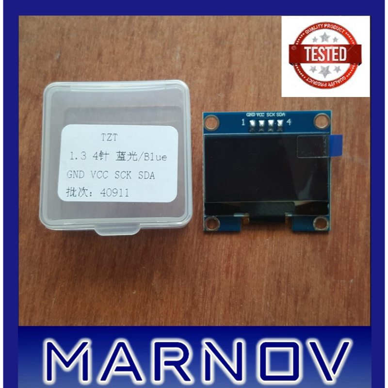 Jual Oled 1.3 inch Blue 128X64 LCD LED Display I2C SPI | Shopee Indonesia