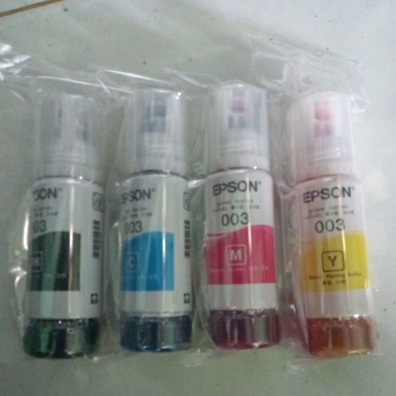 Jual Tinta Epson Original kondisi Lospack tanpa dus buat Epson L3110 L1110 L3210 L3250 dan ...