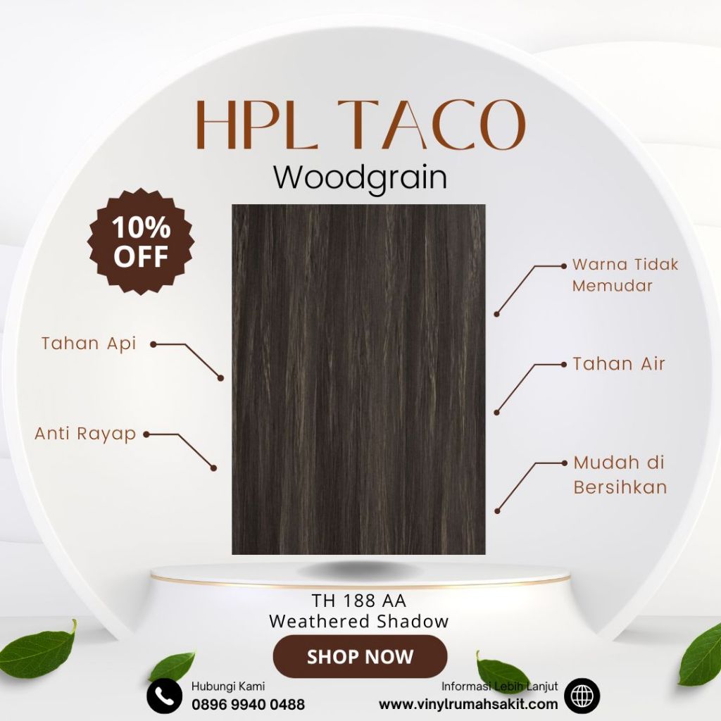 Jual HPL Taco kode TH 188 AA - Weathered Shadow [Woodgrain] | Shopee ...