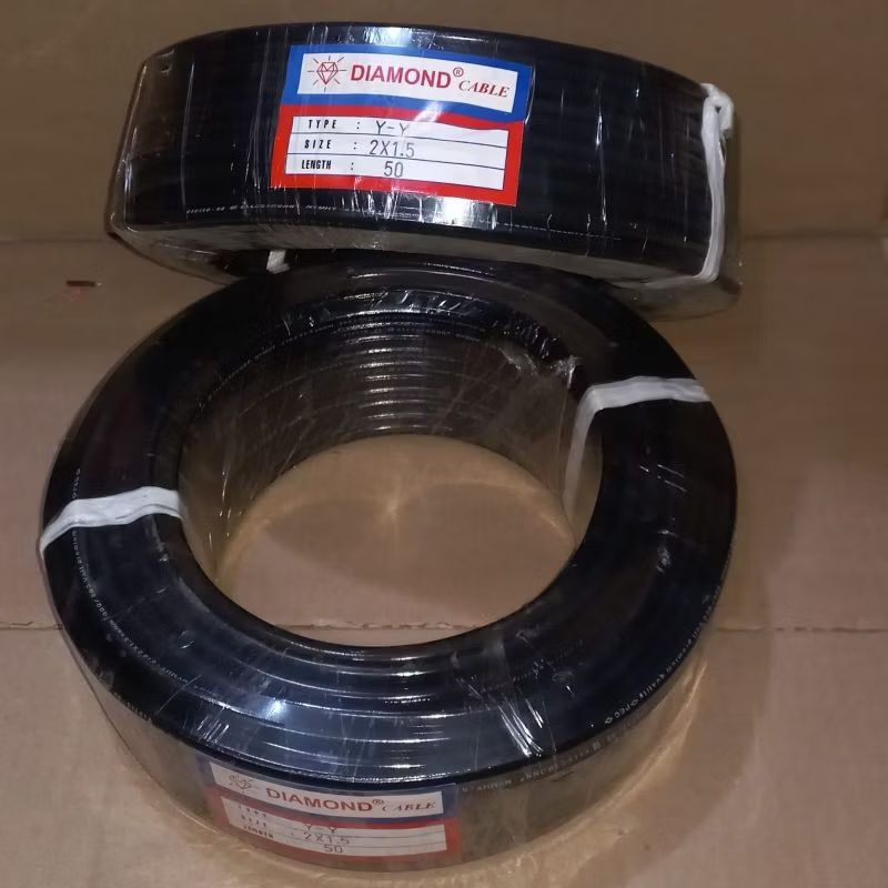 Jual Kabel Listrik PER 5 METER Kabel DIAMOND 2X1,5 Serabut Hitam Y-Y ...