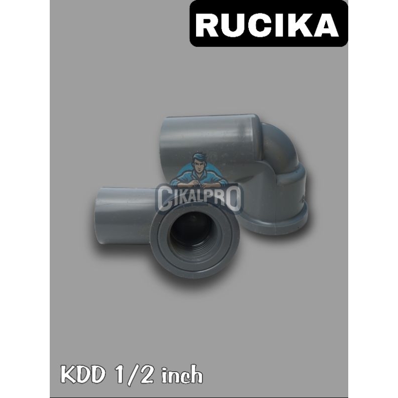 Jual Knee Drat Dalam (KDD) Rucika aw 1/2 inch | Shopee Indonesia