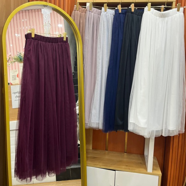 Jual Fatunhijabs - ROK TUTU TILE 2 LAYER | Shopee Indonesia