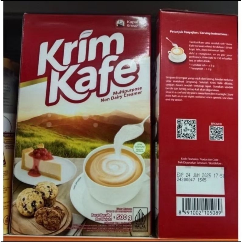 Jual Kapal Api Krim Kafe 500gr Box | Shopee Indonesia
