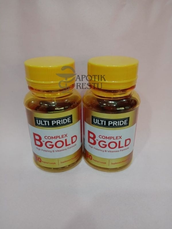 Jual ULTI PRIDE B-COMPLEX GOLD 30 KAPSUL High Potency B Vitamins ...