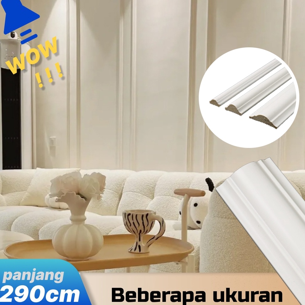 Jual 29 Meter Lis Dinding PVC Anti Rayap Berkualitas Tinggi Lis Dinding ...