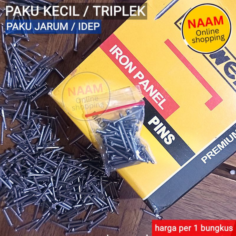 Jual (1/2" X 20BWG) PAKU KECIL - PAKU TRIPLEK LEMBUT - PAKU IDEP HALUS ...