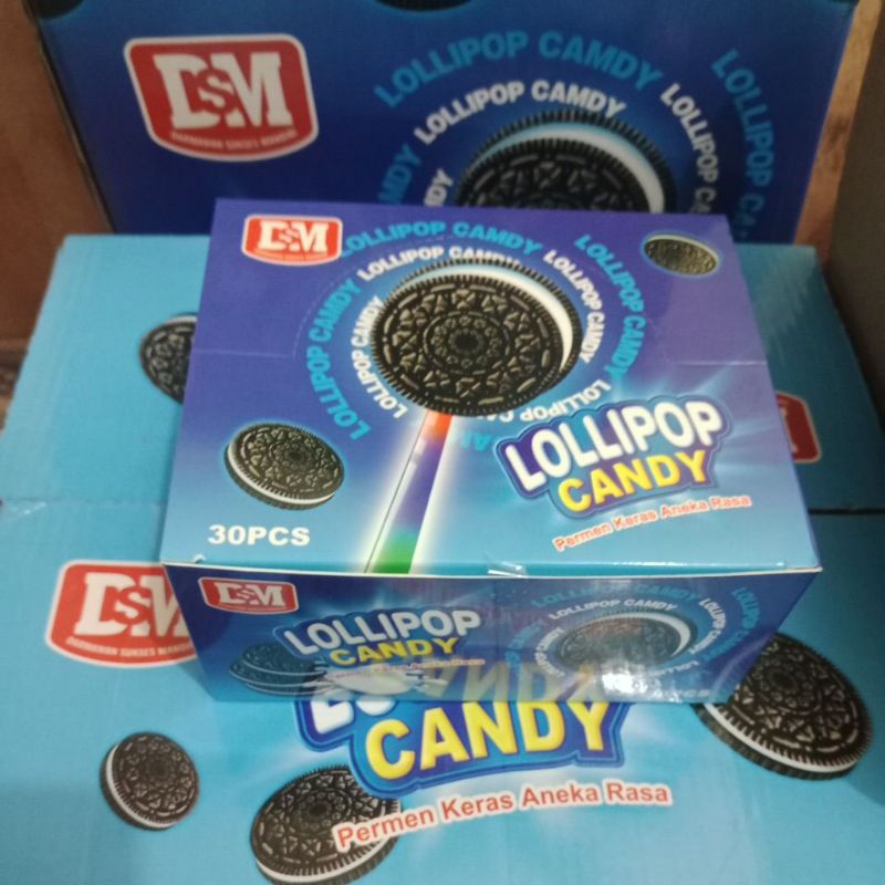 Jual PERMEN OREO ATAU PERMEN CANDY LOLLIPOP ISI 30 PCS | Shopee Indonesia