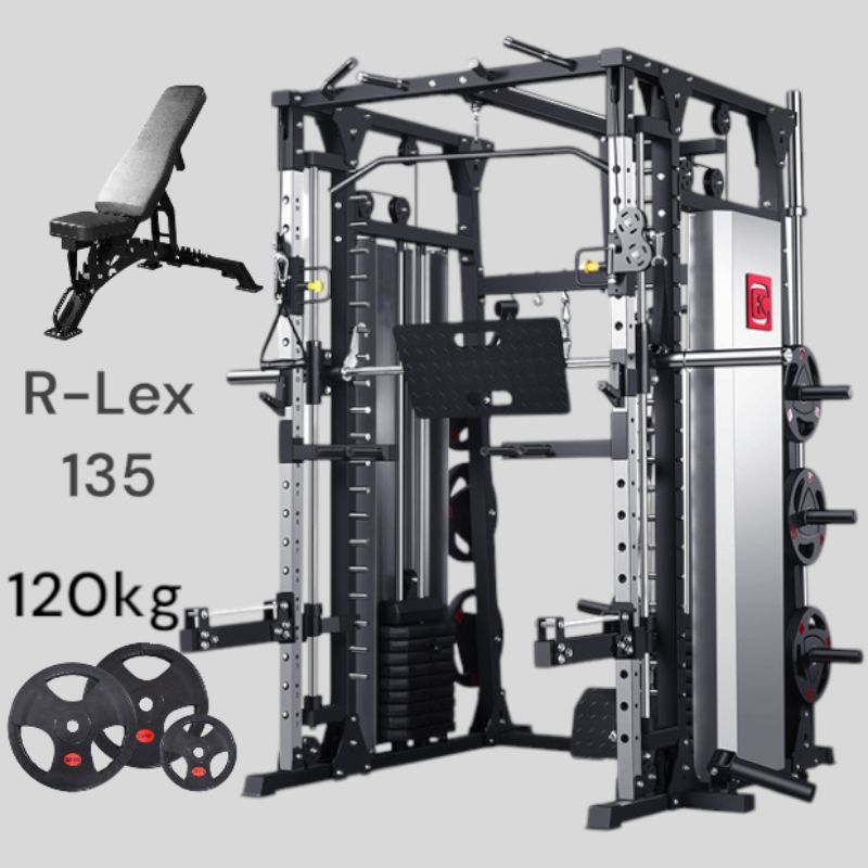 Jual (4) R-Lex 135 Smith Machine Multifungsi Training / Alat Latihan Angkat Beban / Alat Latihan ...