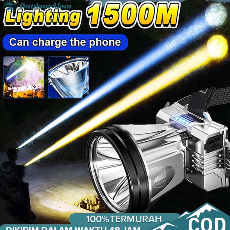 Jual Promo Surprise Headlamp outdoor Senter kepala 3 watt super terang ...