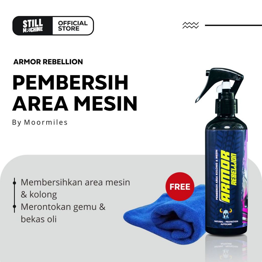 Jual STILL MACHINE - ARMOR REBELLION | PEMBERSIH NODA, GEMUK, BEKAS OLI ...