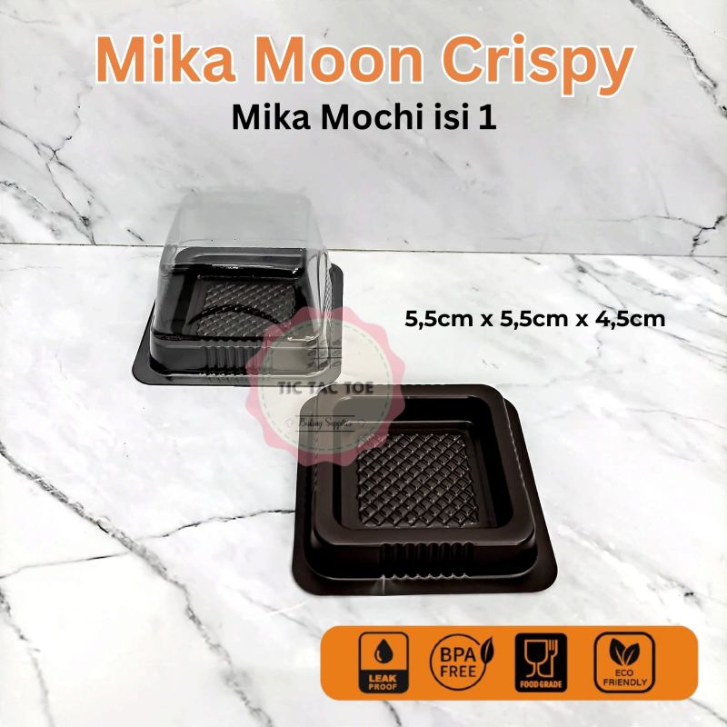 Jual Mika Kue Mochi Moon Cake/Mika Kue/Moon Crispy/Mika Moon isi @50pcs | Shopee Indonesia