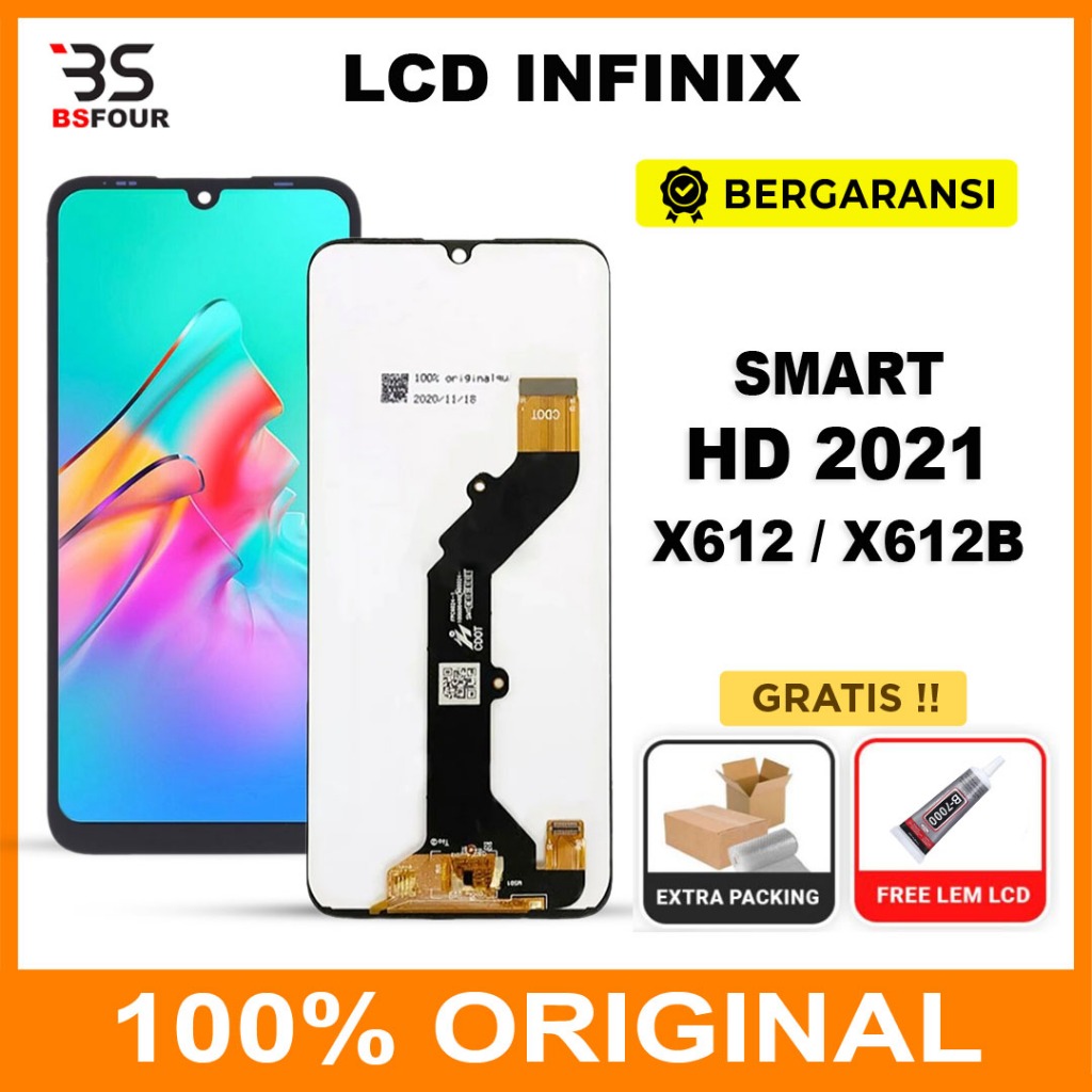 Jual LCD INFINIX SMART HD 2021 / X612 / X612B FULLSET TOUCHSCREEN ...