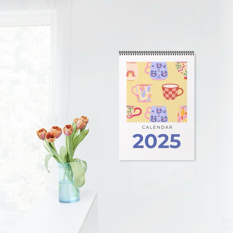 Jual Kalender dinding 2025 tema MUG AESTHETIC | Shopee Indonesia