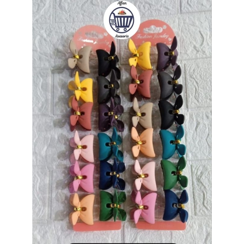 Jual (ISI 12 PCS) JEPIT RAMBUT MOTIF PITA UKURAN TANGGUNG IMPORT | Shopee Indonesia