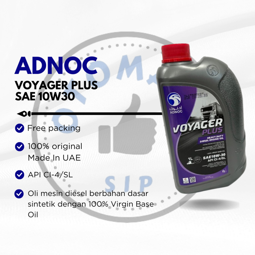 Jual Adnoc Voyager Plus 10W-30 API CI-4 1 Liter | Shopee Indonesia