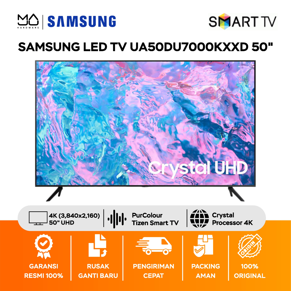 Jual Samsung Smart TV 50 inch Crystal UHD 4K DU7000 - UA50DU7000KXXD ...