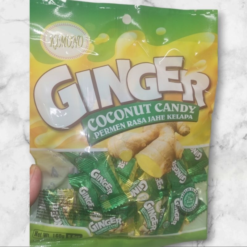 Jual GINGER COCONUT CANDY | PERMEN RASA JAHE KELAPA 160gr | Shopee ...
